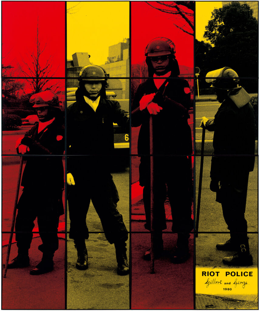 RIOT POLICE - THE GILBERT + GEORGE CENTRE