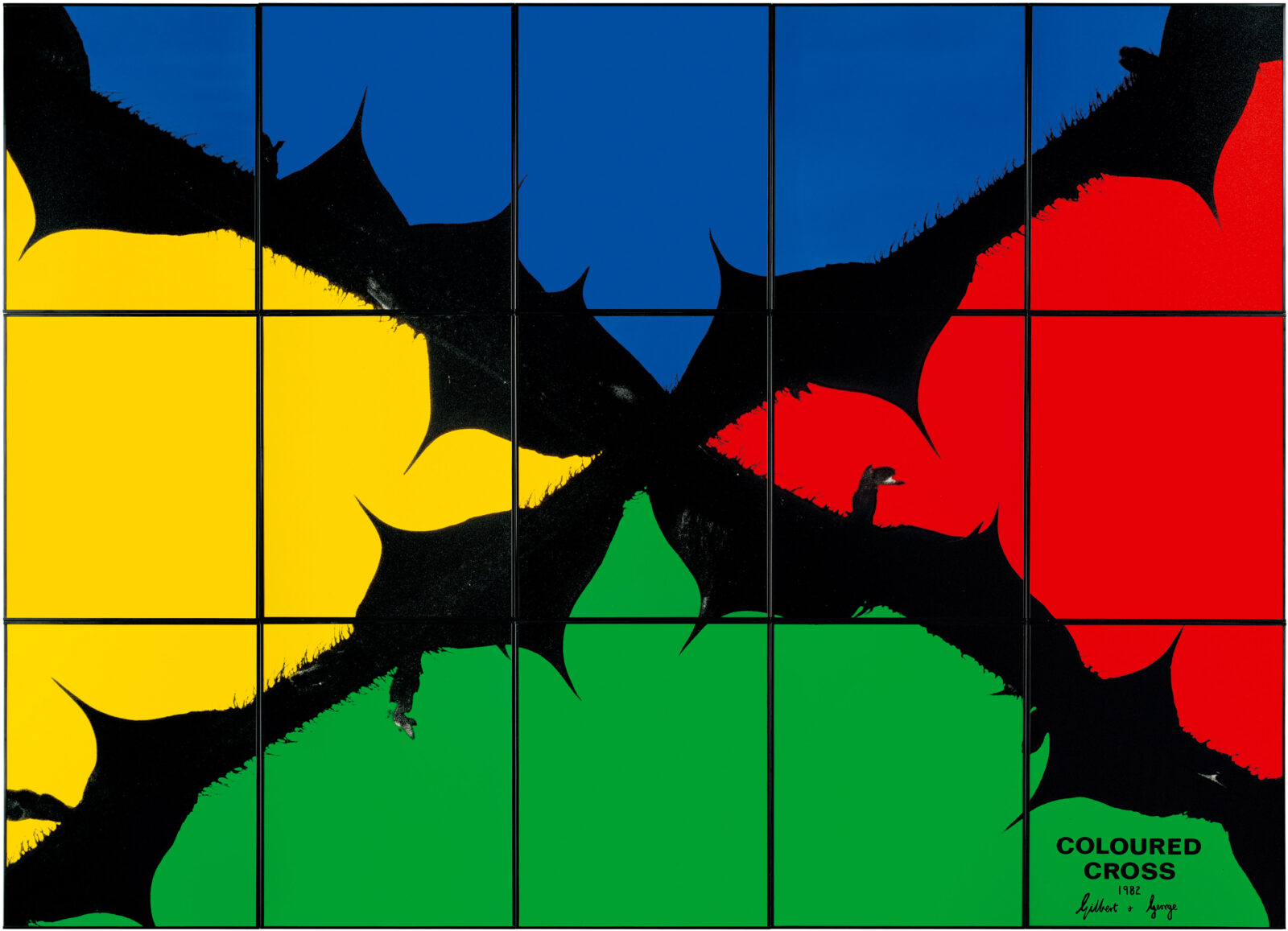 COLOURED CROSS - THE GILBERT + GEORGE CENTRE