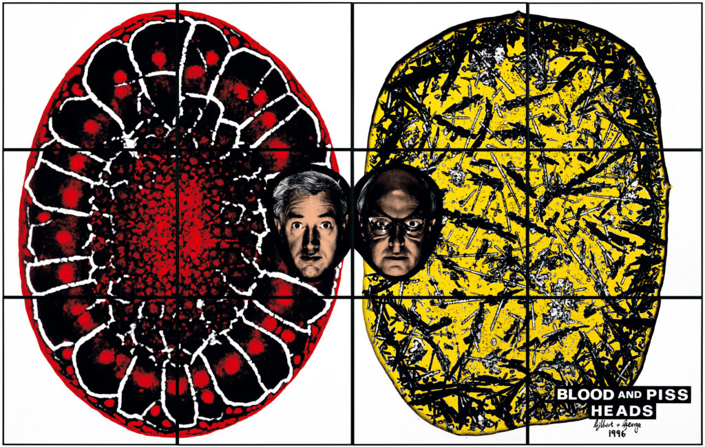 BLOOD AND PISS HEADS - THE GILBERT + GEORGE CENTRE