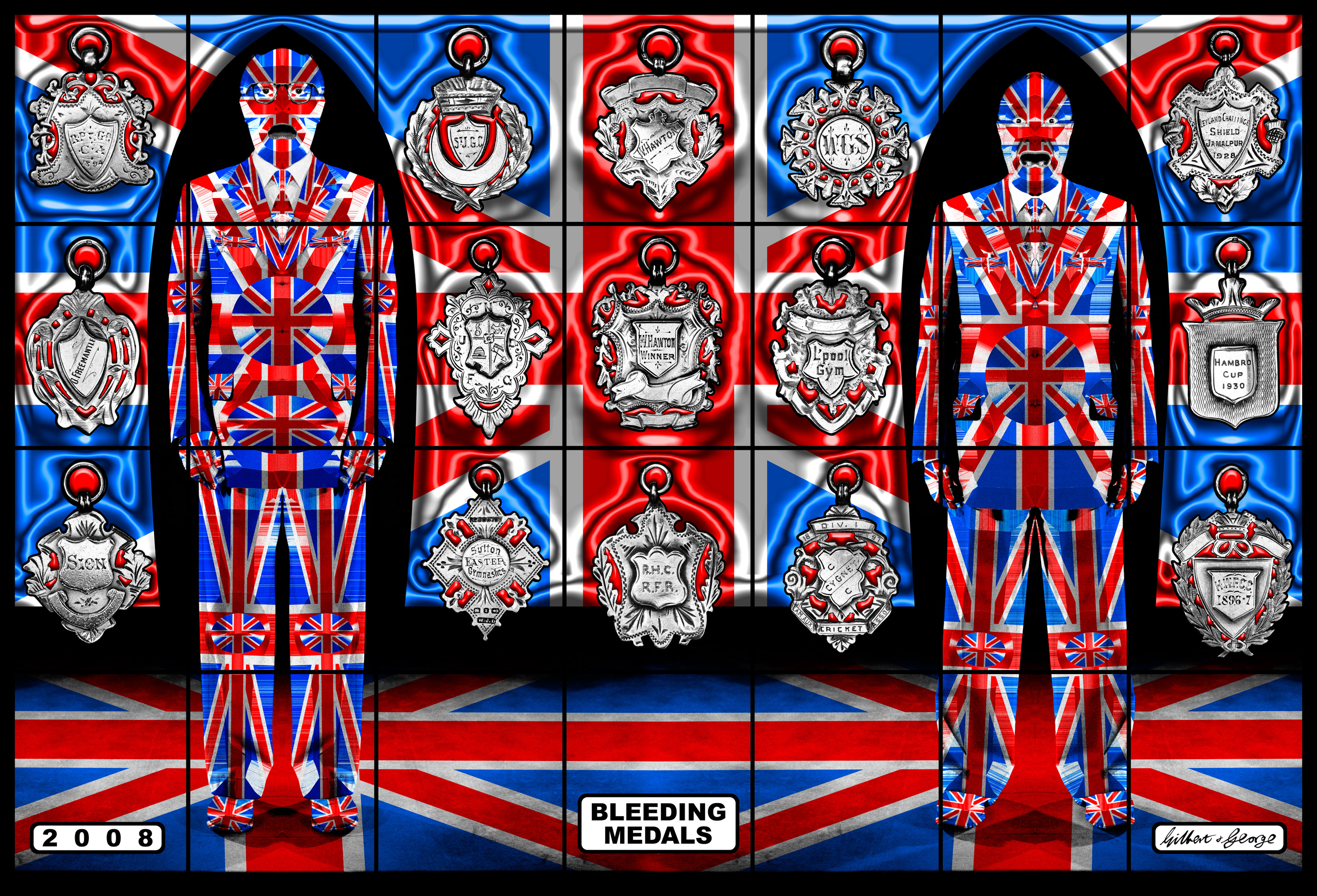 BLEEDING MEDALS - THE GILBERT + GEORGE CENTRE