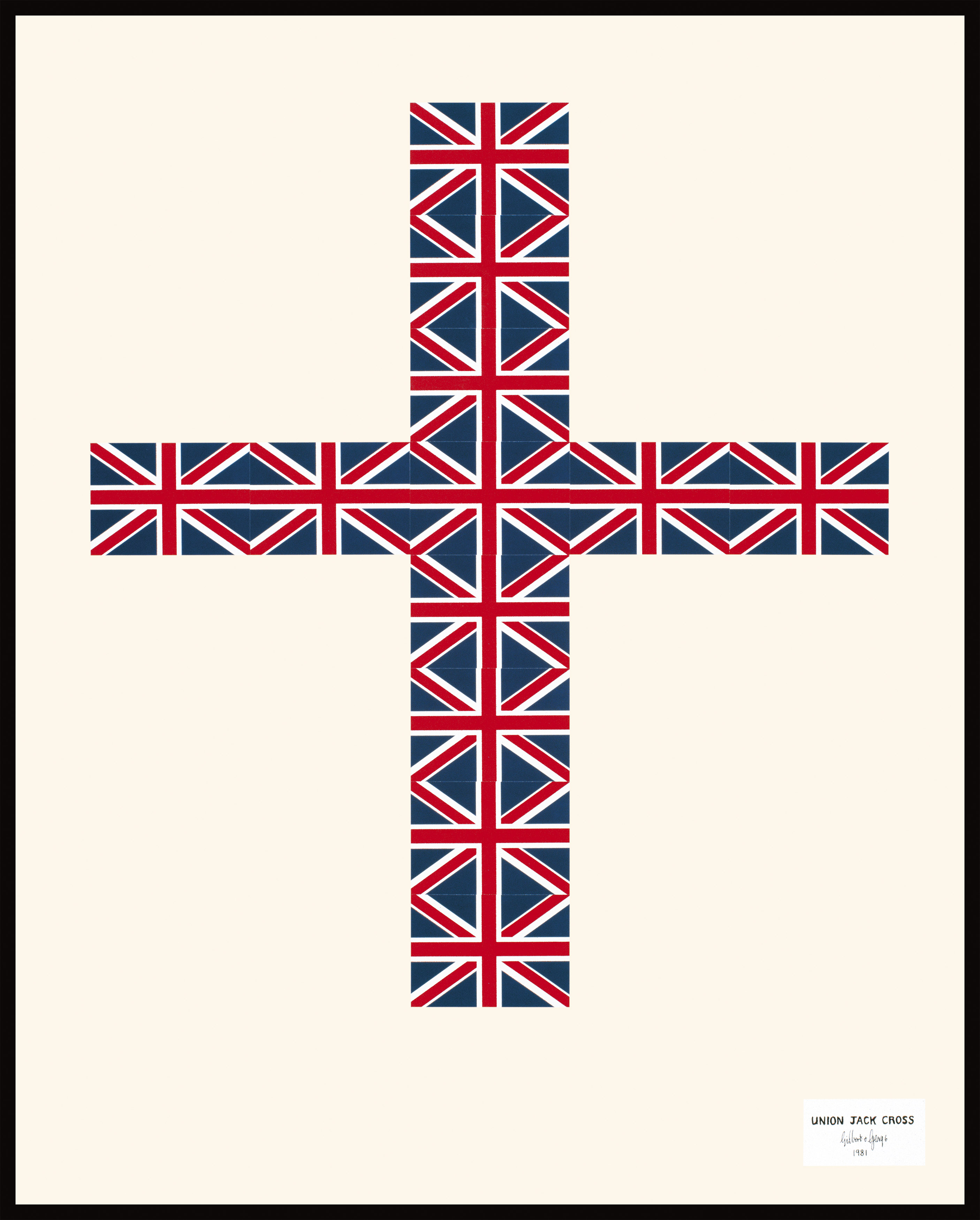 UNION JACK CROSS - THE GILBERT + GEORGE CENTRE