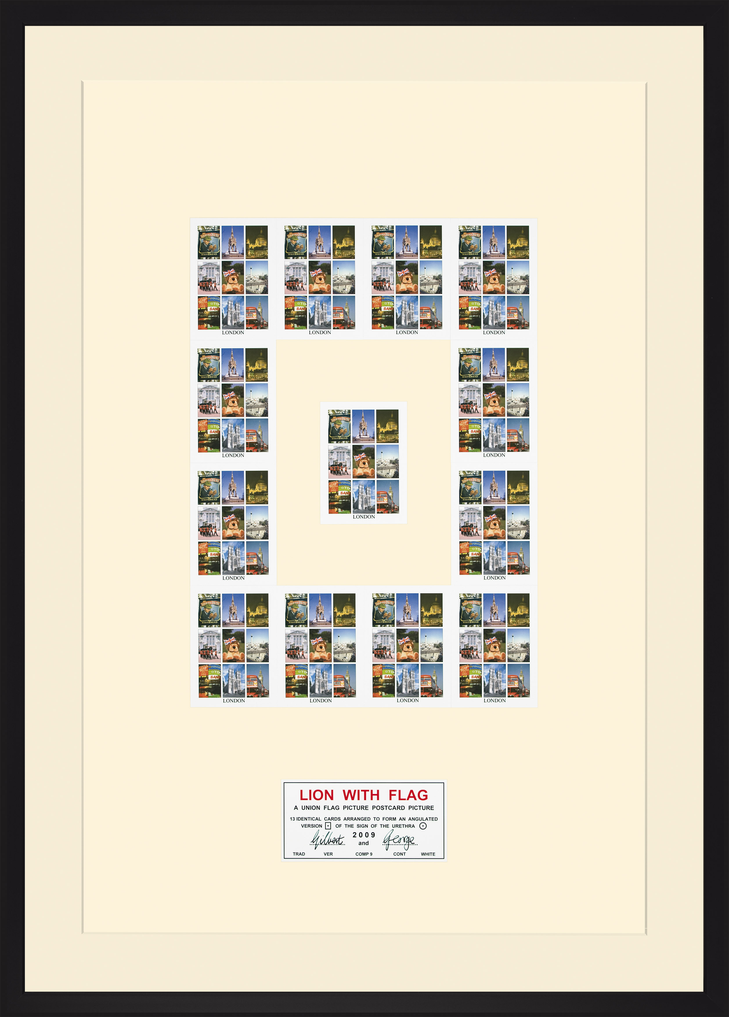 LION WITH FLAG - THE GILBERT + GEORGE CENTRE