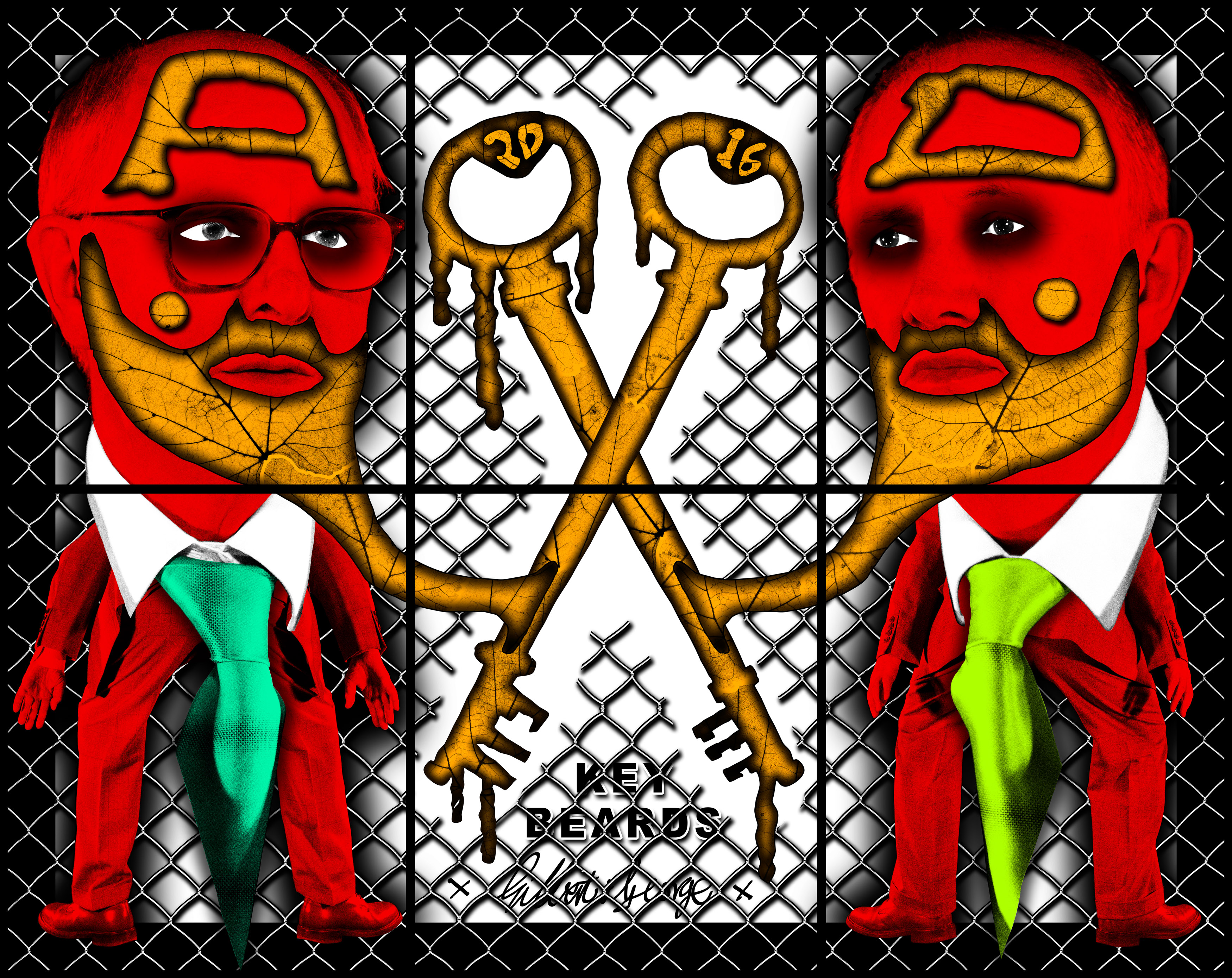 KEY BEARDS - THE GILBERT + GEORGE CENTRE